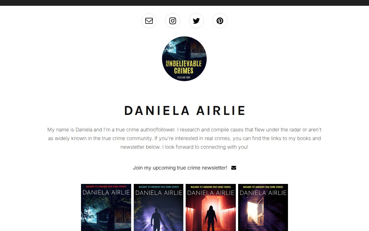 True Crime by Daniela Airlie